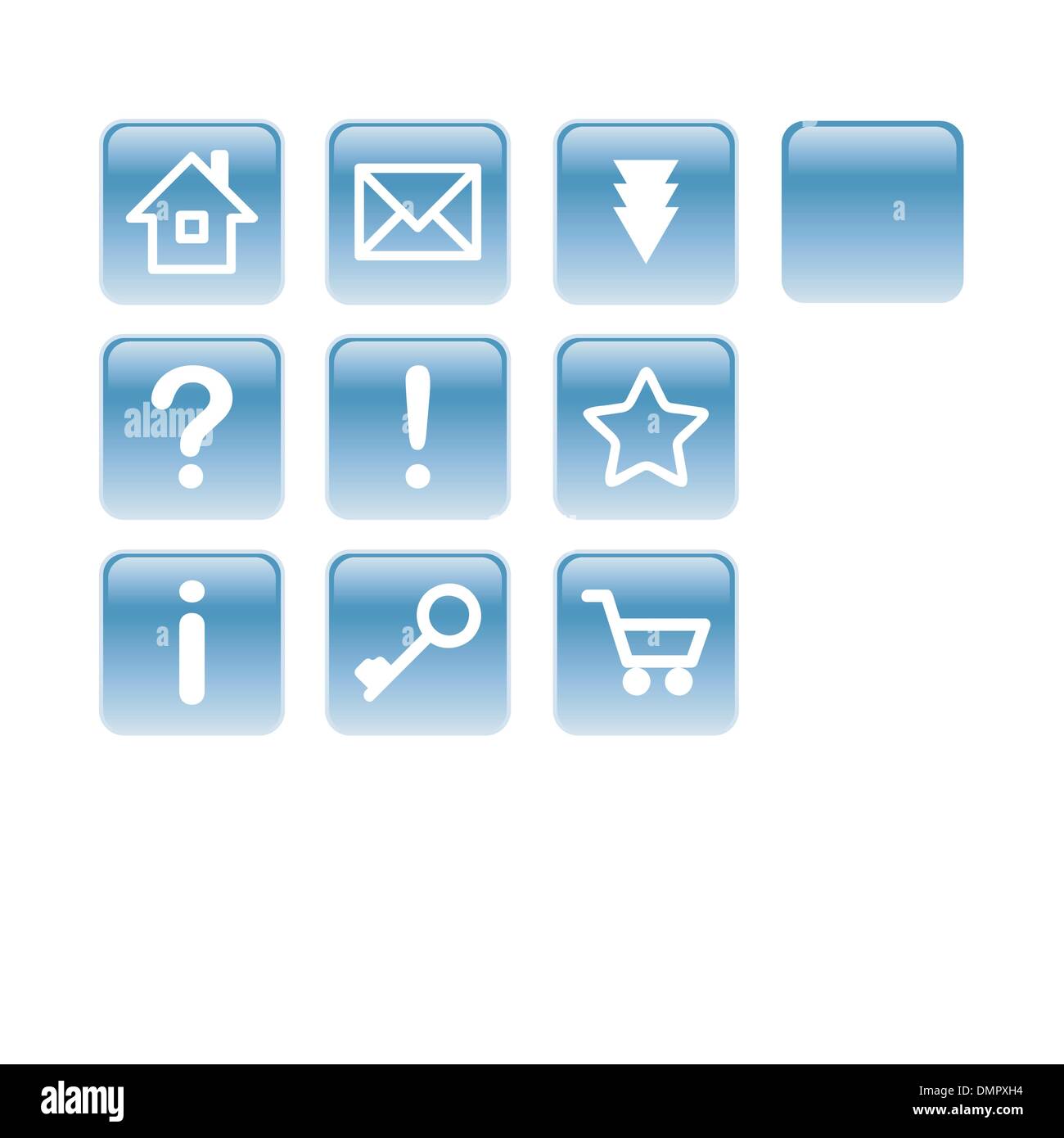 Blue phone set Stock Vector Images - Alamy