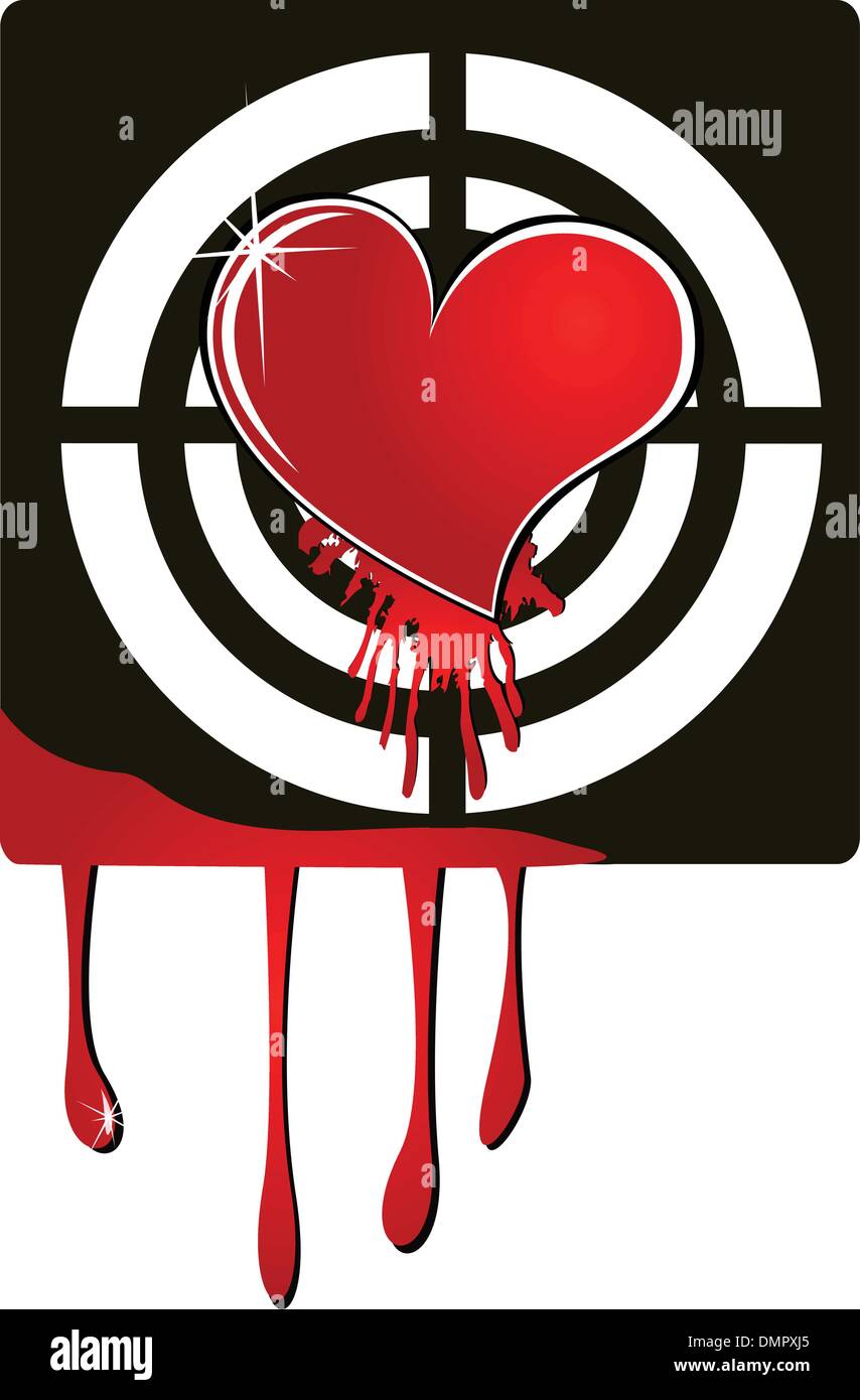 the vector target heart Stock Vector Image & Art - Alamy