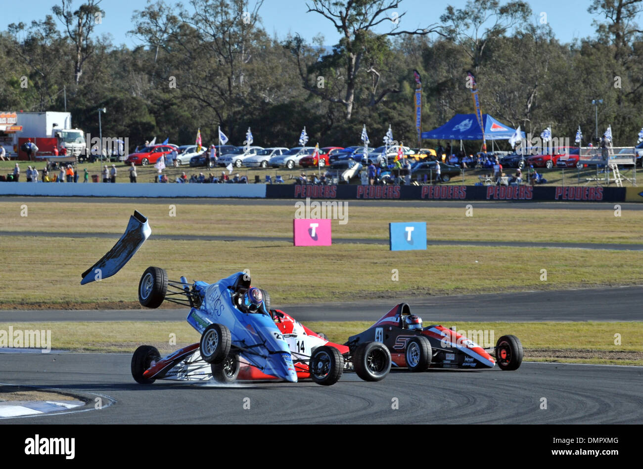 Macauley Jones and Sam Power V8 Supercars 2012 held at Queensland ...