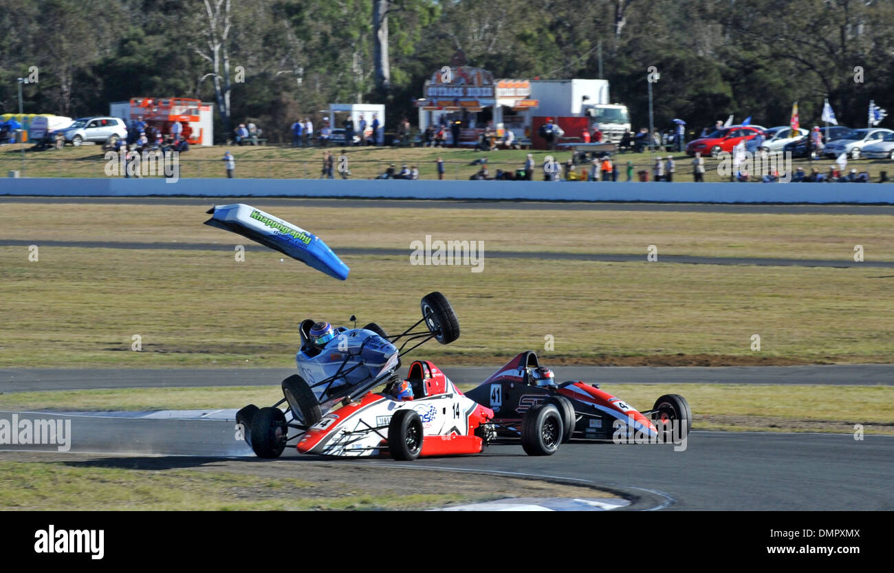 Macauley Jones and Sam Power V8 Supercars 2012 held at Queensland ...