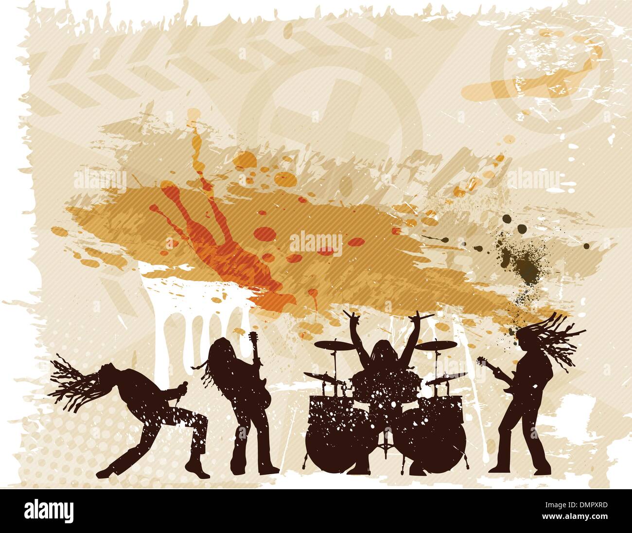 the vector grunge brown background eps 10 Stock Vector Image & Art - Alamy