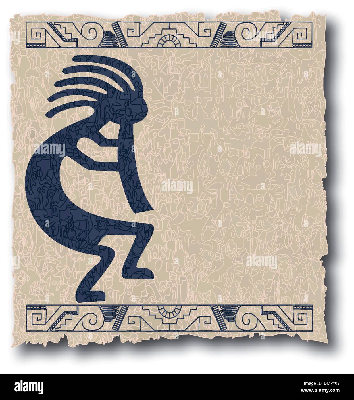 the vector mayan and inca tribal on old paper Stock Vector Image & Art ...