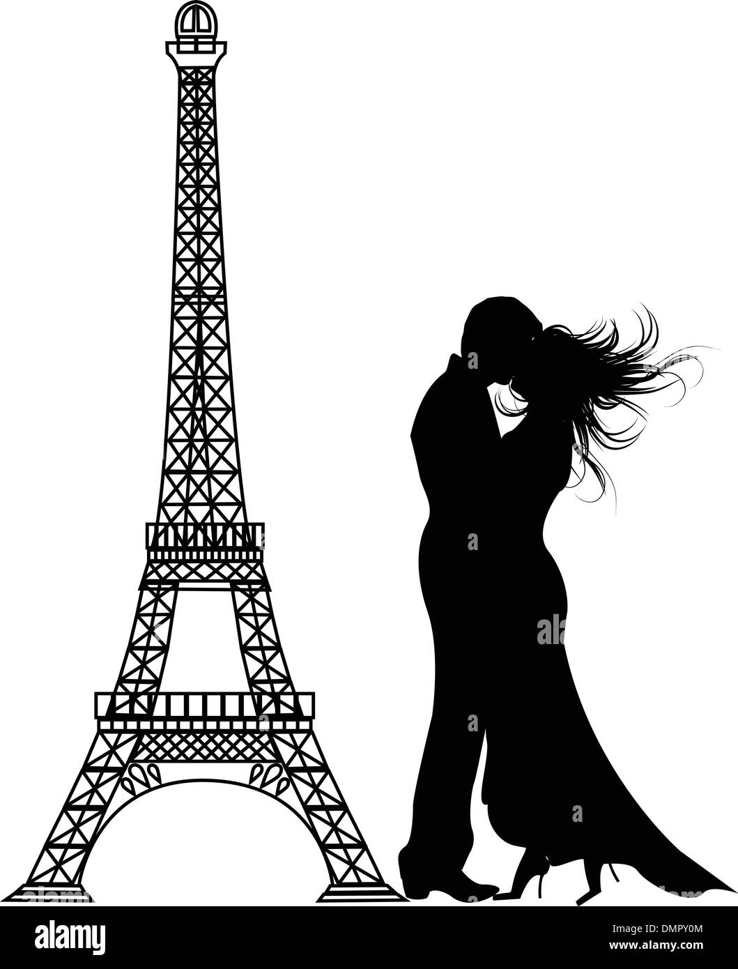 Summer romance man woman Stock Vector Images - Alamy