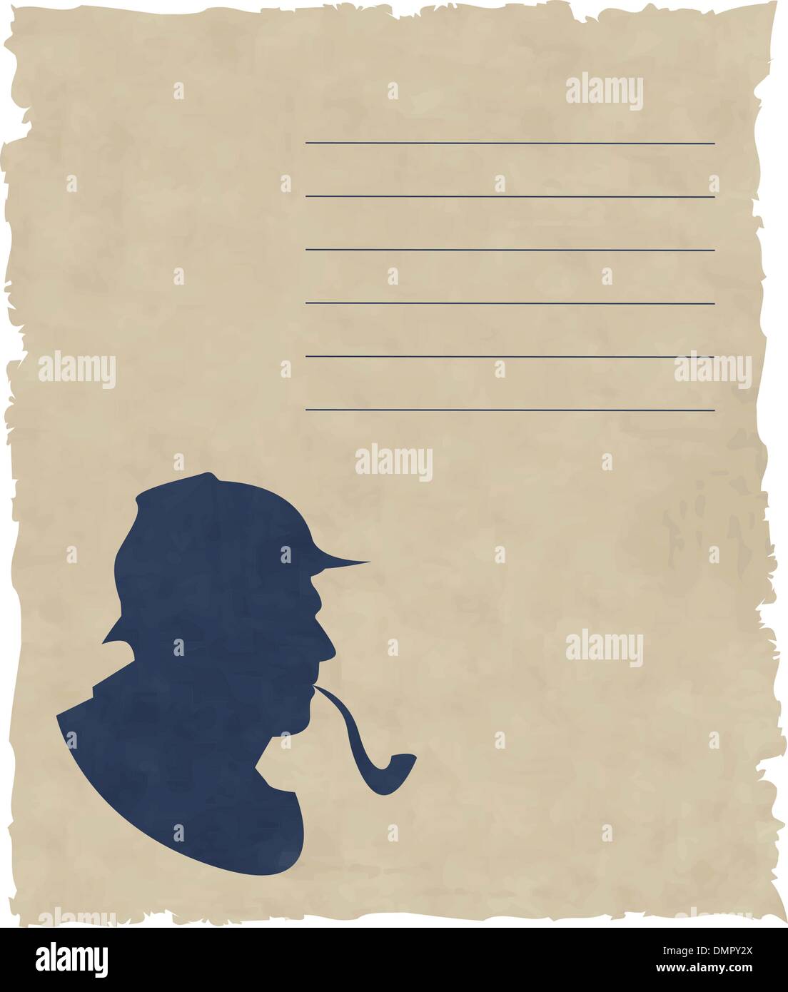 Old vintage magnifying glass Stock Vector Images - Alamy