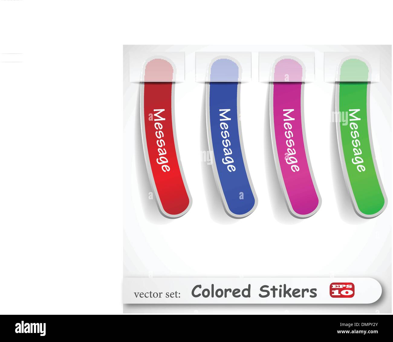 the abstract colored sticker set Stock Vector Image & Art - Alamy