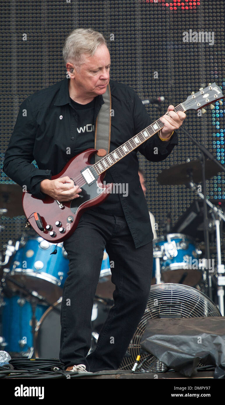 Bernard Sumner of New Order BT London Live held at Hyde Park London ...