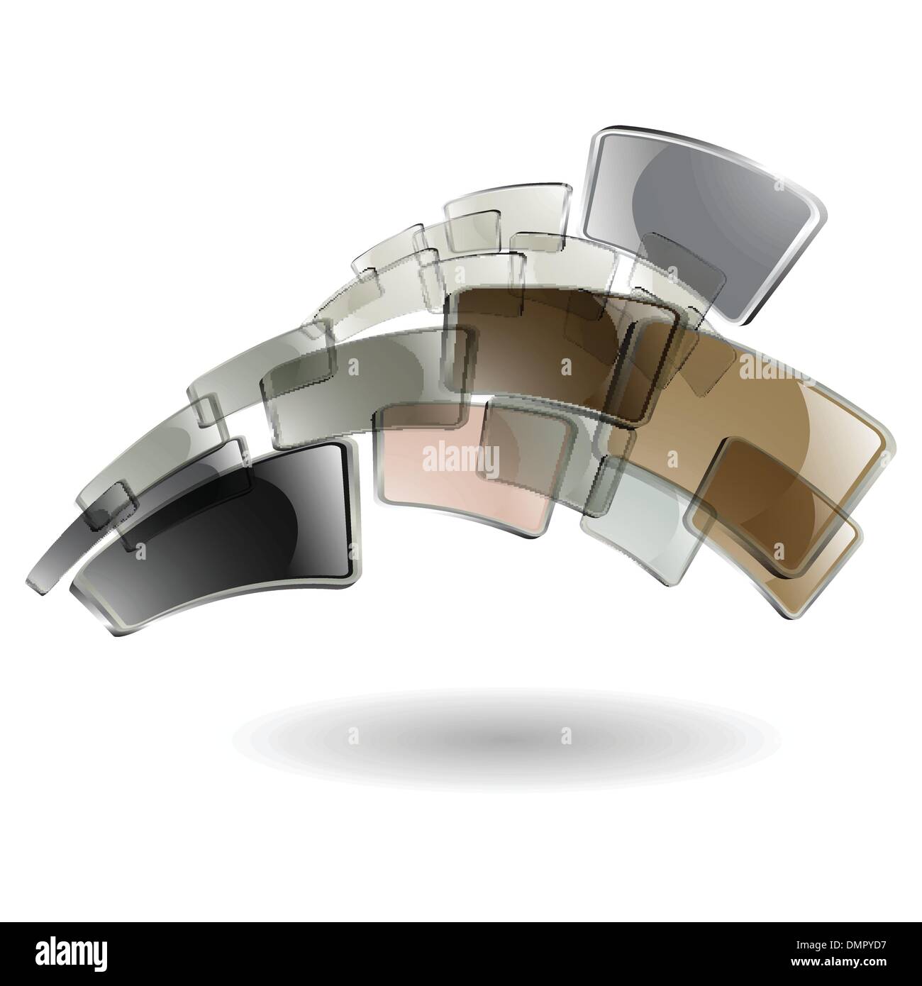 Abstract clean vector wave background Cut Out Stock Images & Pictures ...