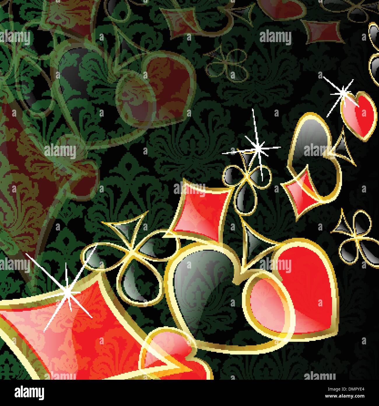 the vector abstract play card background Stock Vector Image & Art - Alamy