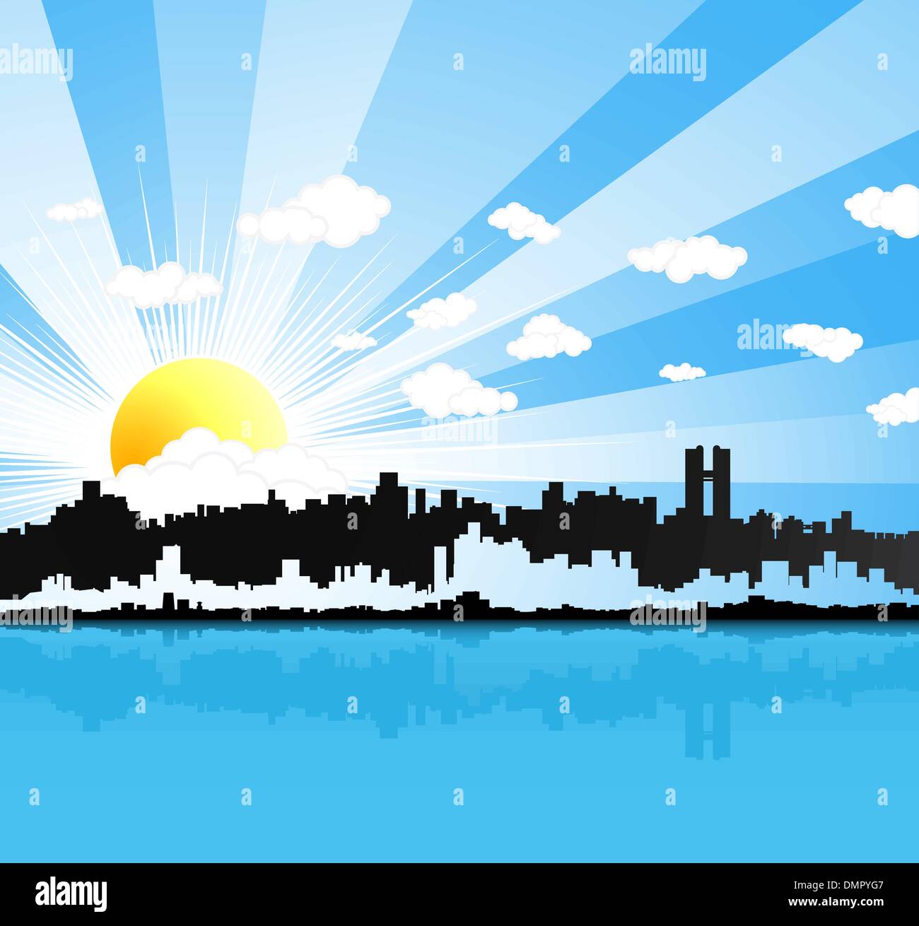 Seasonal urban view Stock Vector Images - Alamy