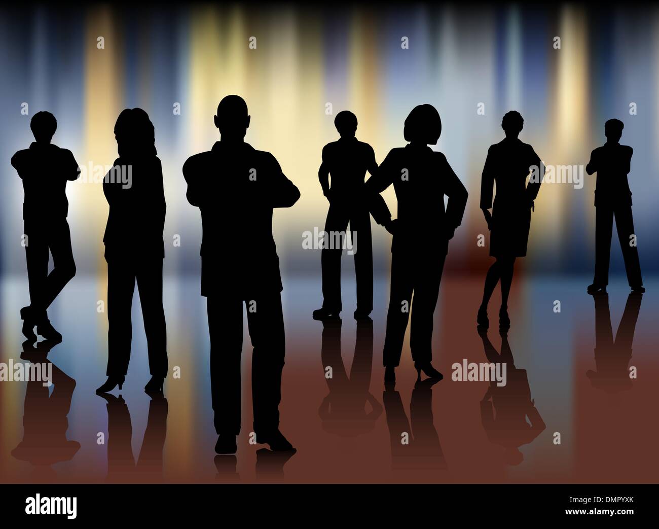 Team teamwork Stock Vector Images - Alamy