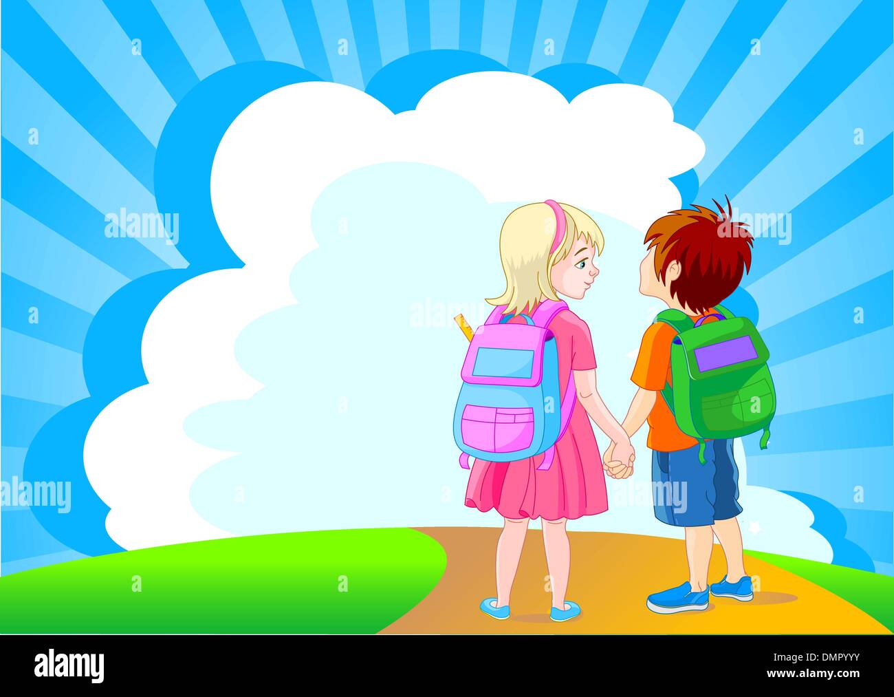Go to school Stock Vector Image & Art - Alamy