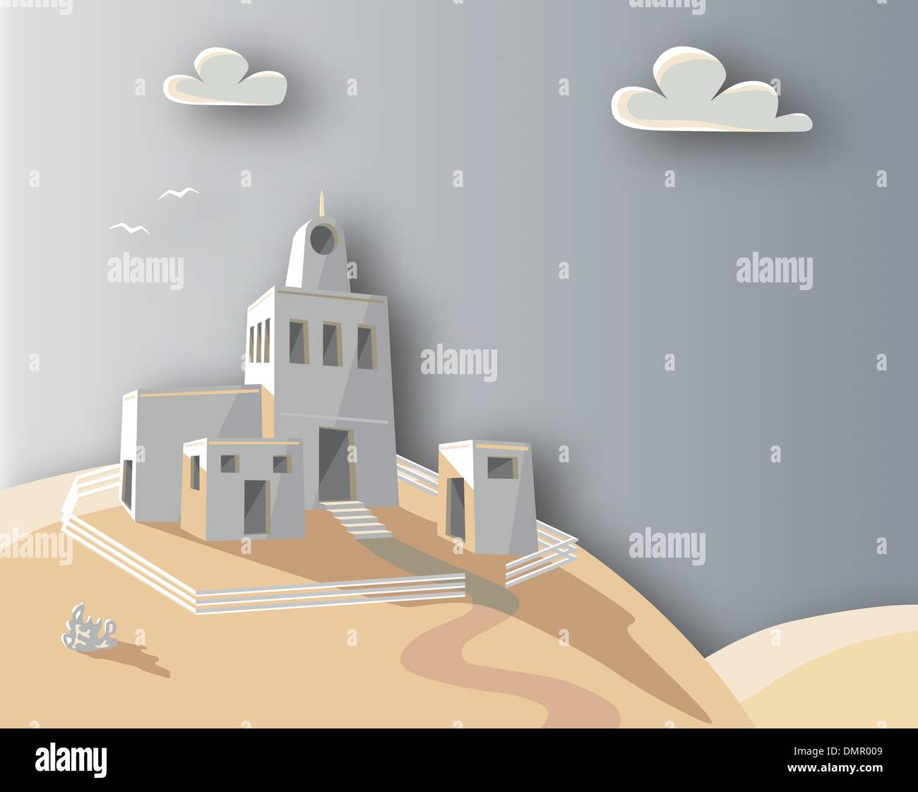 Summer countryside house Stock Vector Images - Alamy