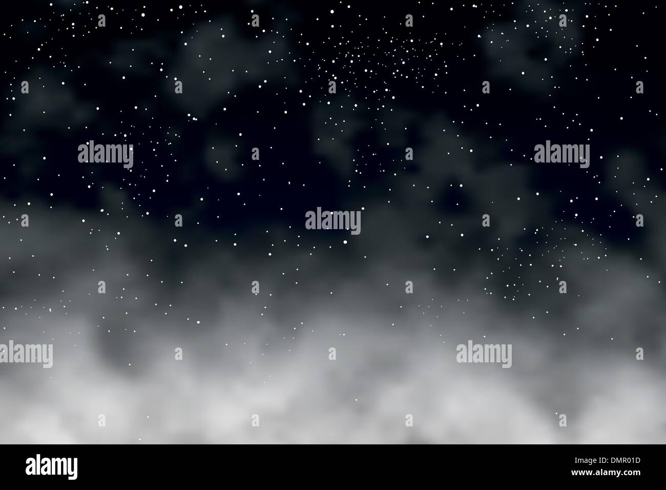 Cloudy night sky Stock Vector Images - Alamy