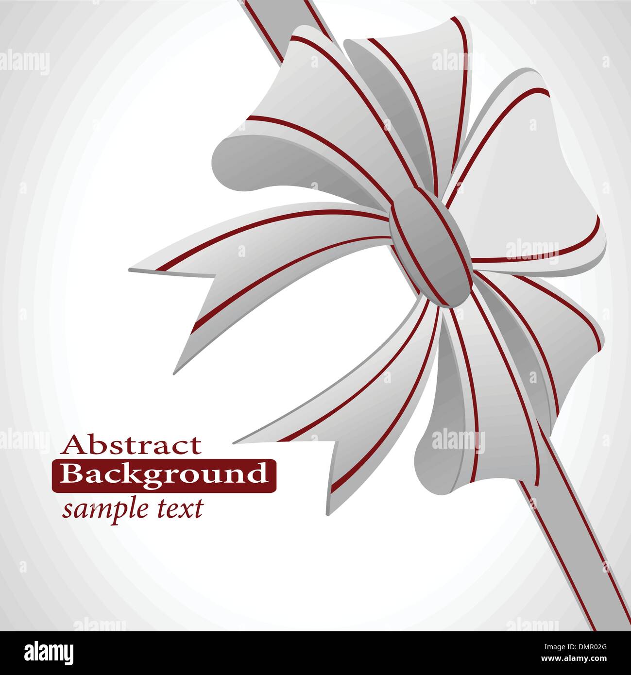 Red bow on a white background Stock Vector Image & Art - Alamy