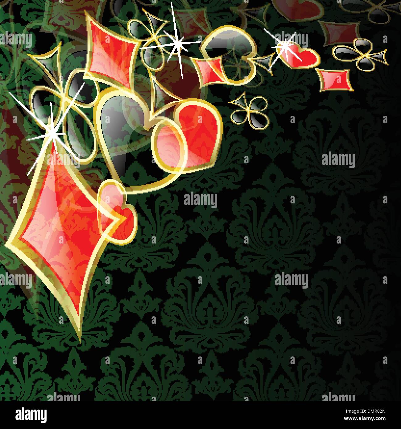 the vector abstract play card background Stock Vector Image & Art - Alamy