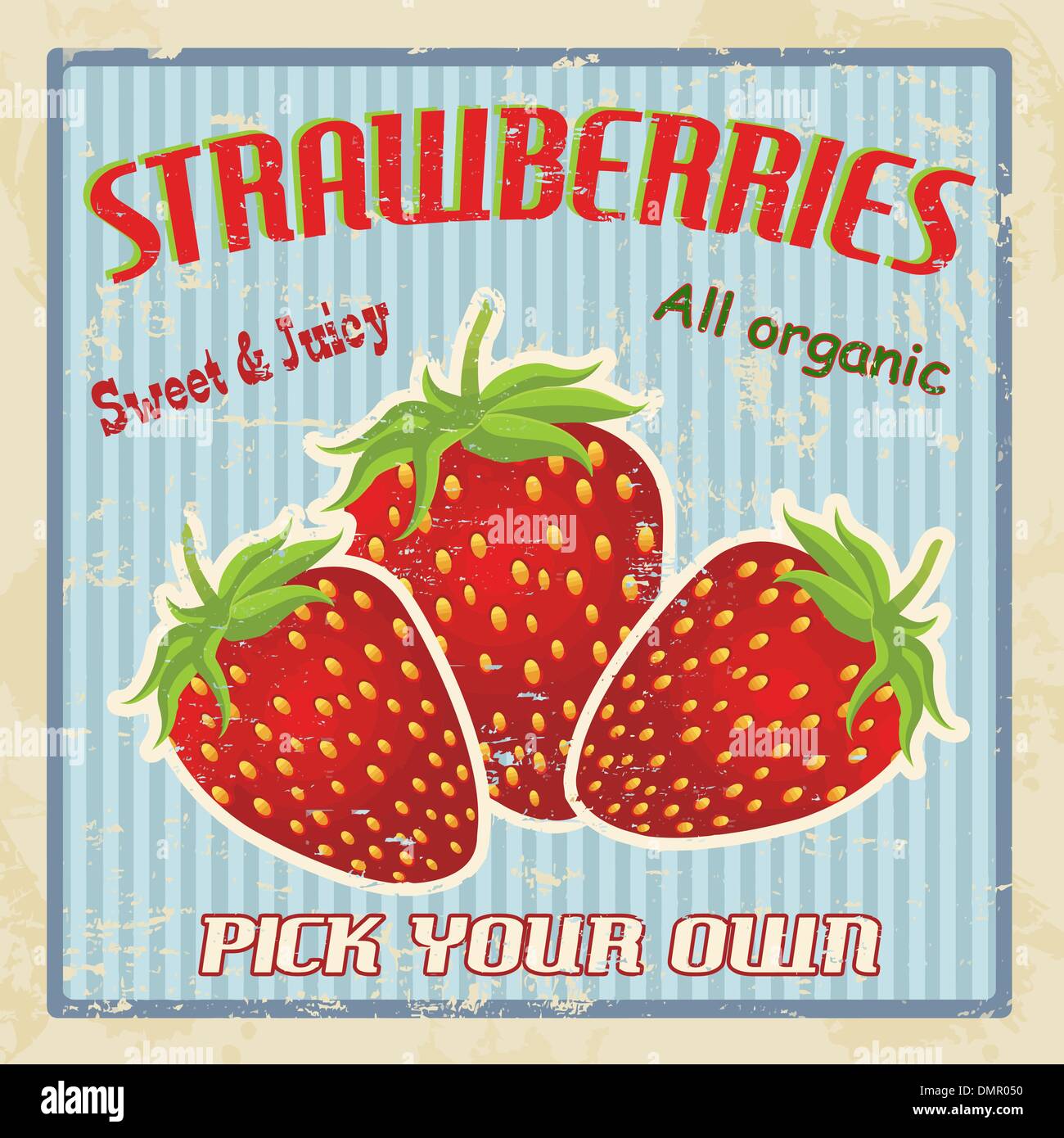 Vintage fruit poster hi-res stock photography and images - Alamy