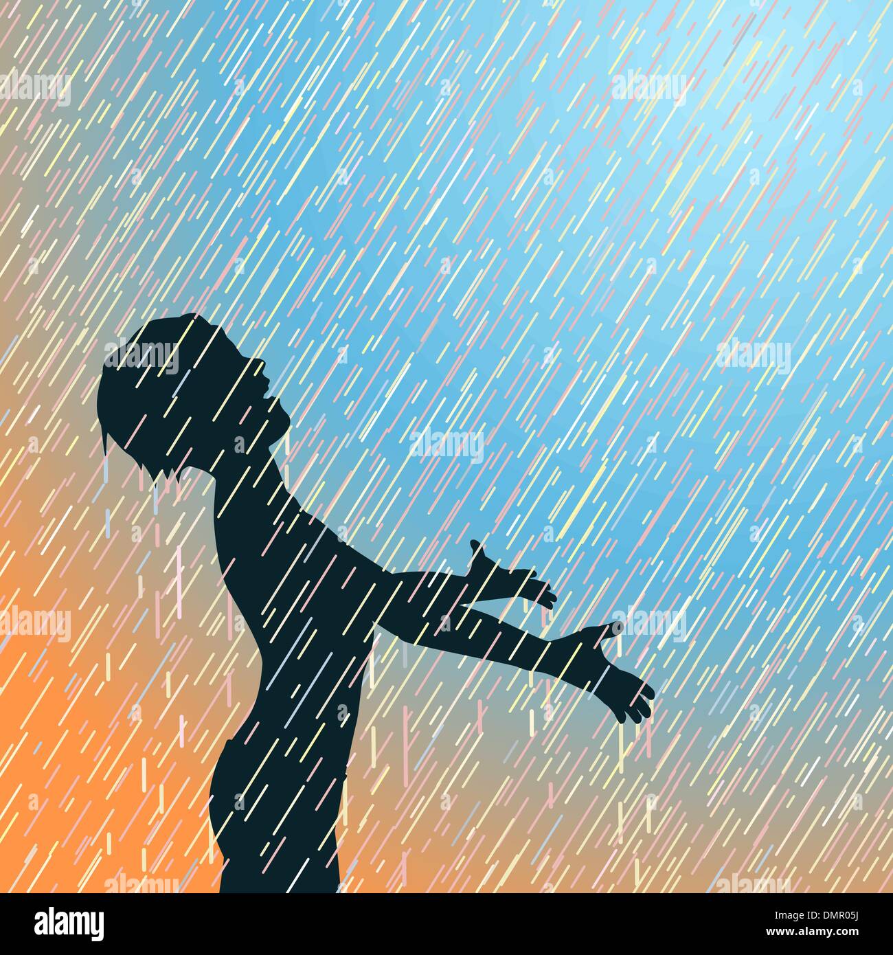 Dripping rain water Stock Vector Images - Alamy