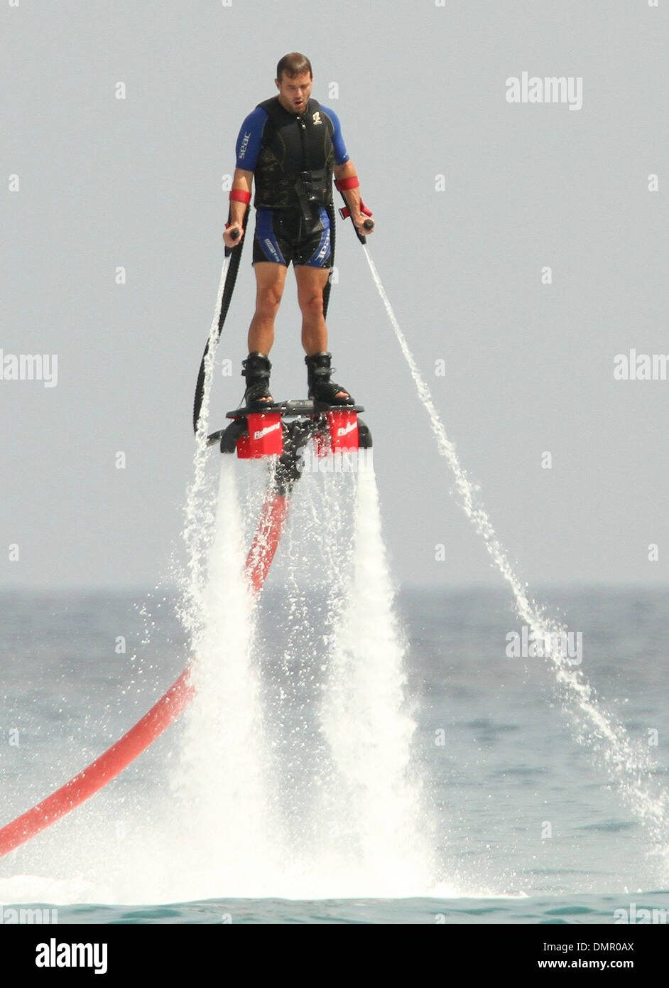 French rally driver Sebastien Loeb tries out new watersport Flyboard ...