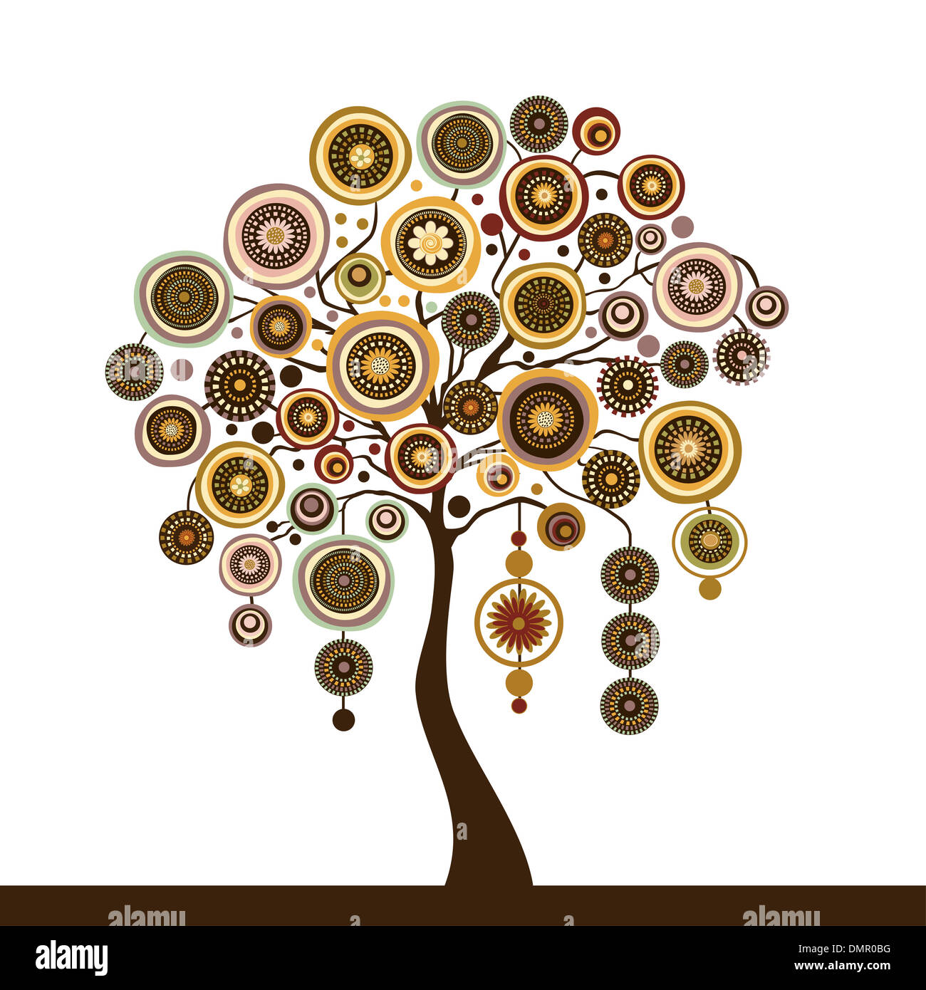 Stylized tree motif hi-res stock photography and images - Alamy