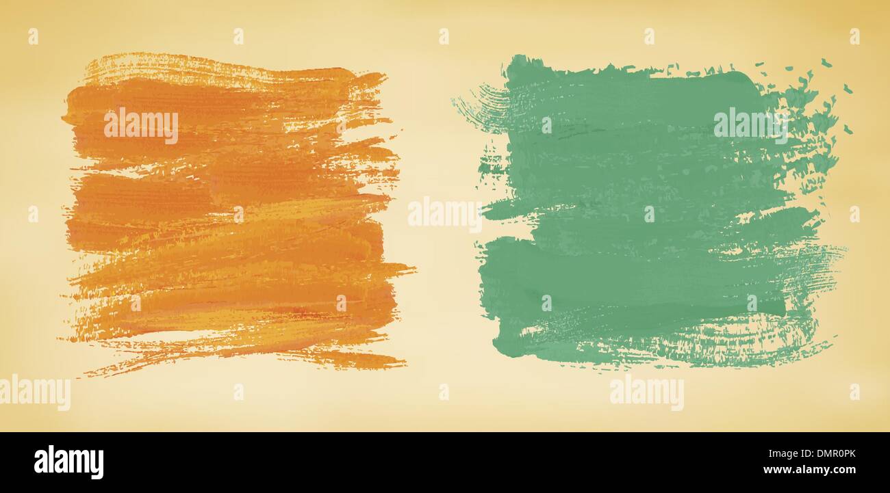 Abstract banners with watercolor splashes. Vector Stock Vector Image ...