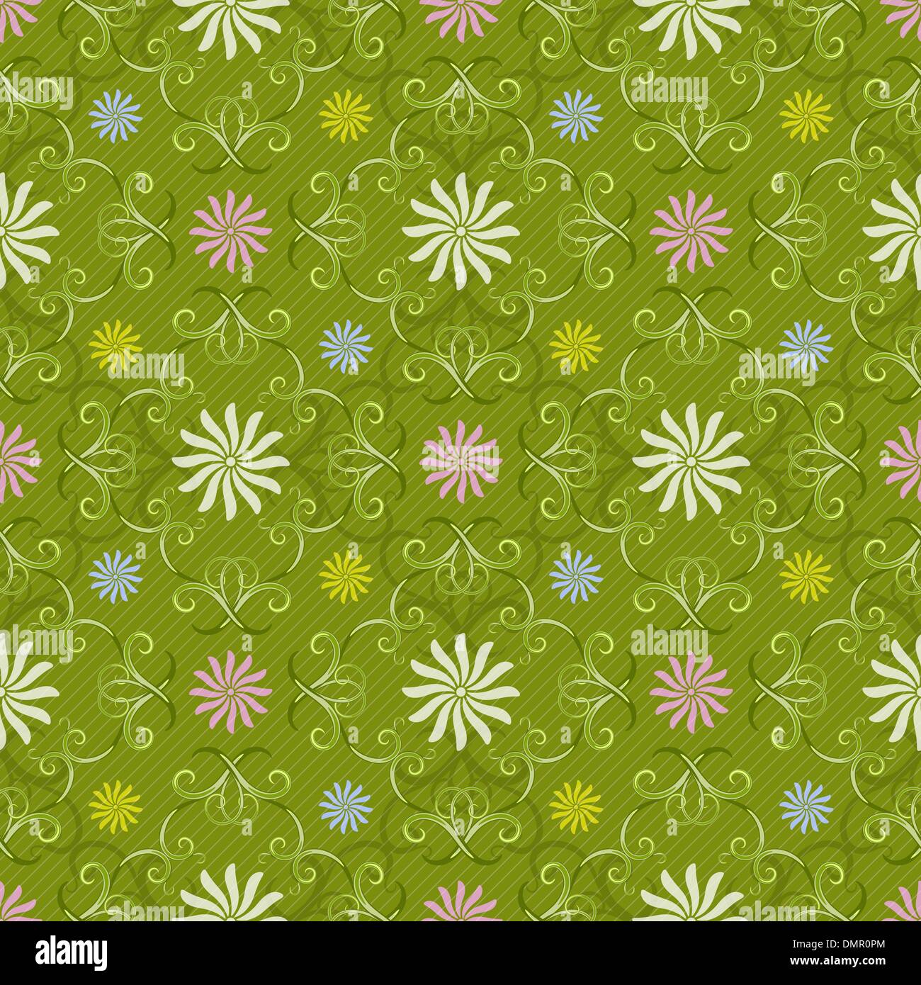 Seamless floral pattern Stock Vector Image & Art - Alamy