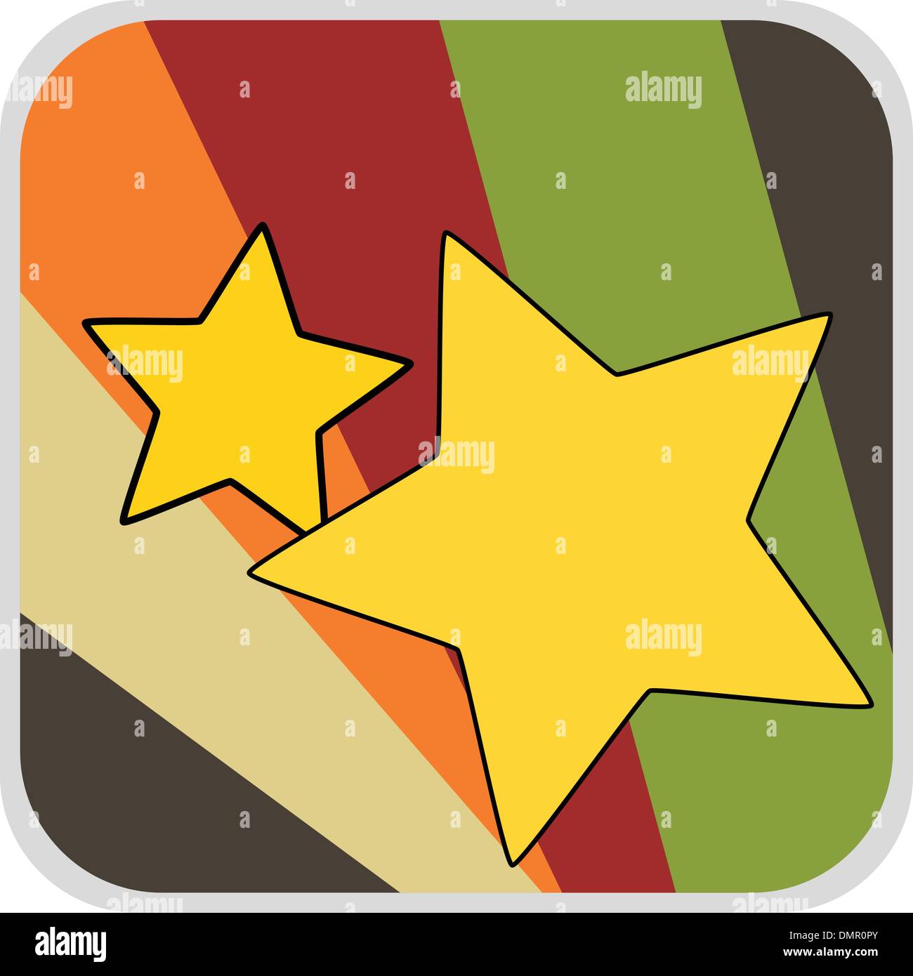 Star retro illustration Stock Vector Image & Art - Alamy
