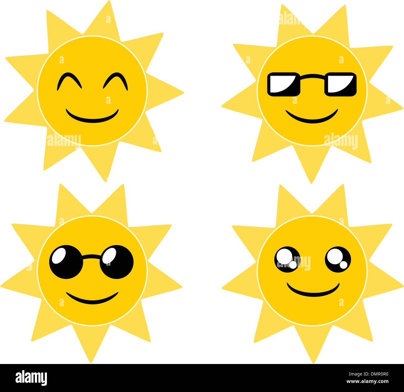 Sun cartoon illustration Stock Vector Image & Art - Alamy