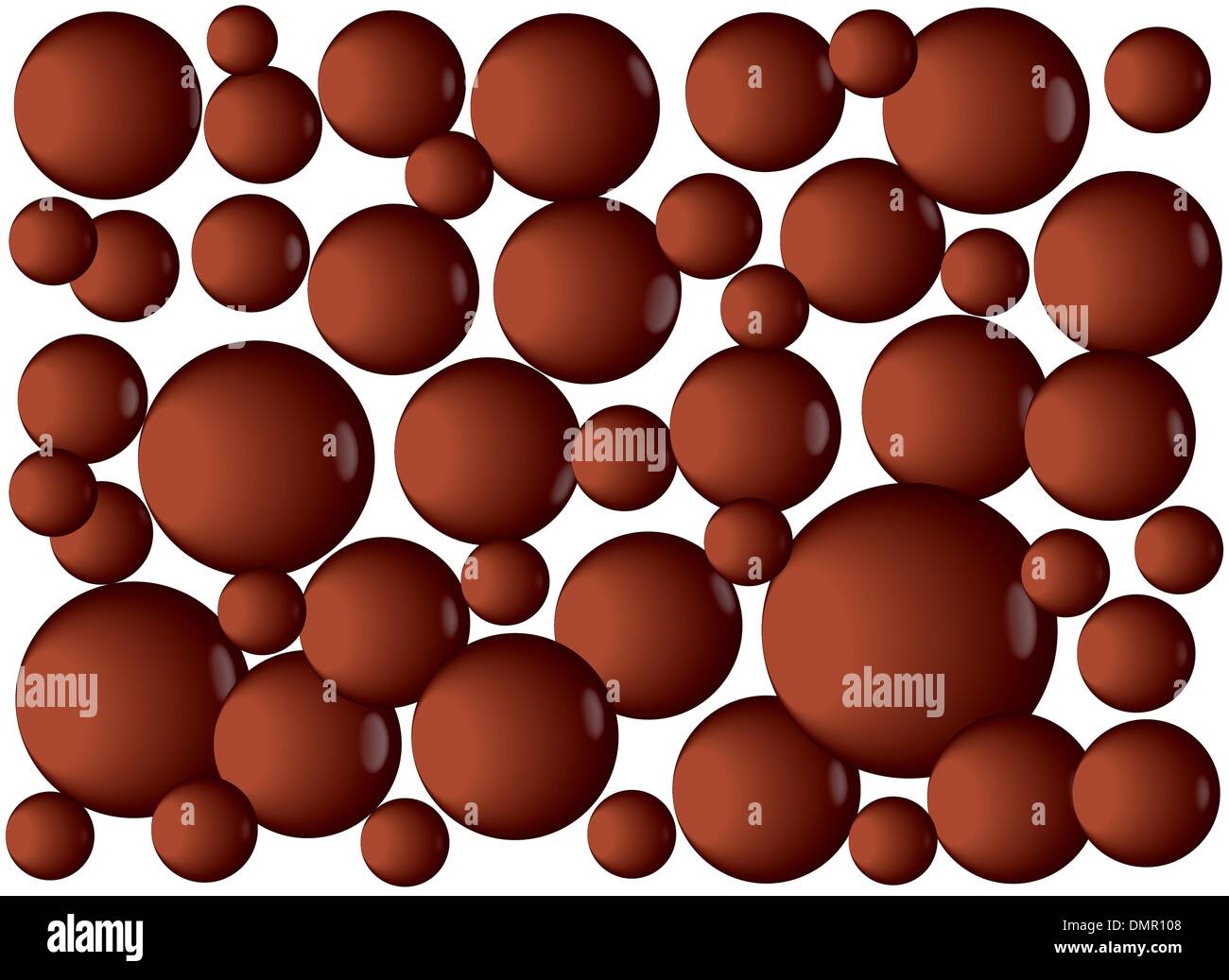 Brown spheres Stock Vector Images - Alamy