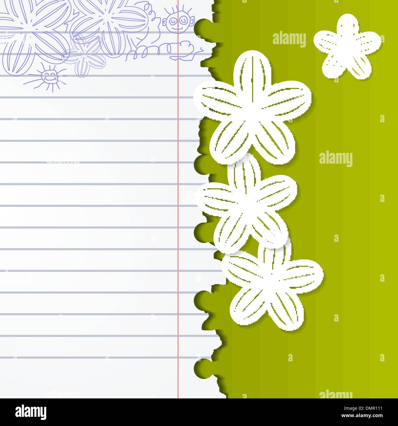 Exercise books education Stock Vector Images - Alamy