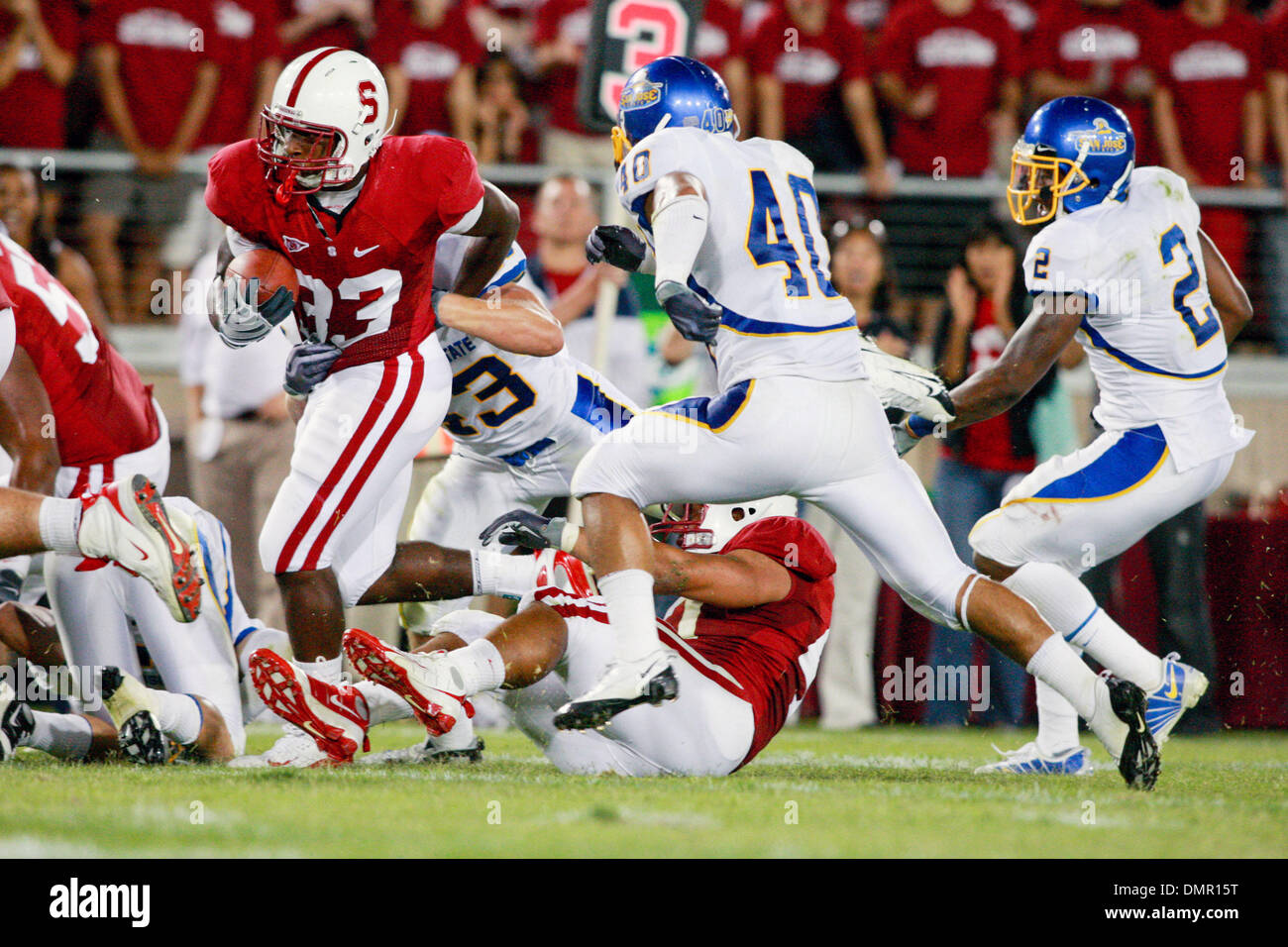 Stanford's Stepfan Taylor (33) during game action at Stanford Stadium ...