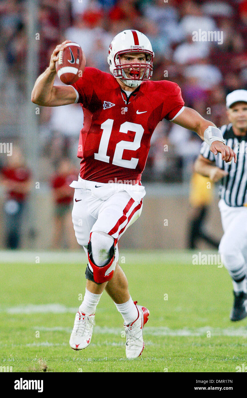 Stanford's Andrew Luck (12) during game action at Stanford Stadium in ...