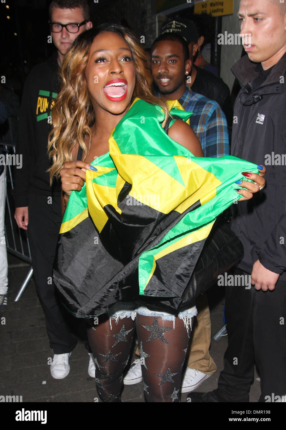 Alexandra Burke Puma party held at Puma Yard in Brick Lane - departures ...