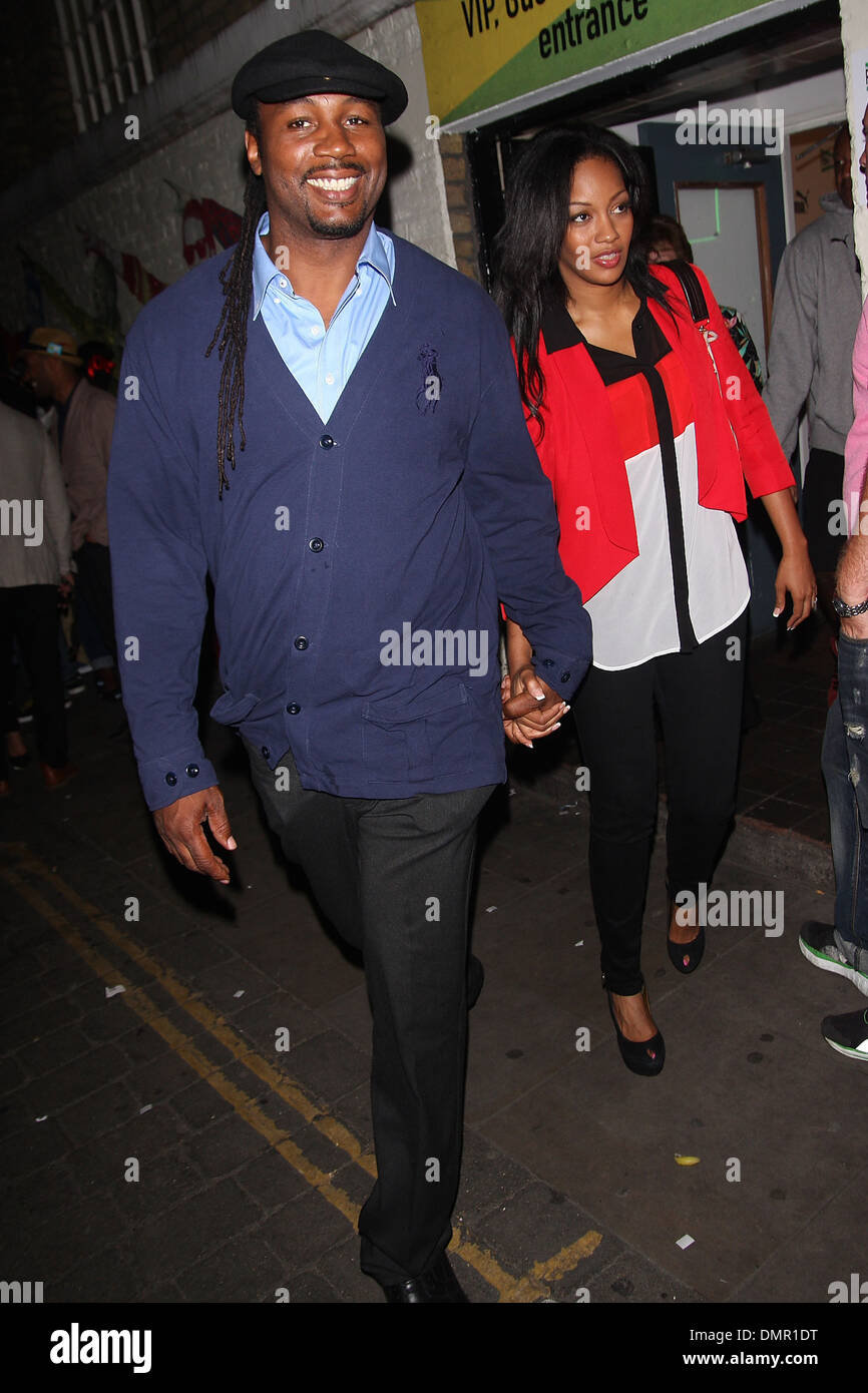 Lennox Lewis and wife Violet Chang Puma party held at Puma Yard in ...