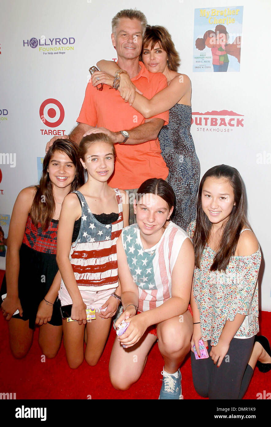 Lisa Rinna Harry Hamlin Family Stock Photos & Lisa Rinna Harry Hamlin ...