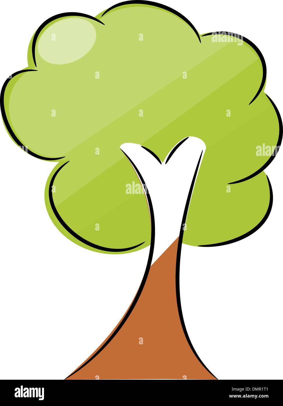 Nature tree symbol illustration Stock Vector Image & Art - Alamy