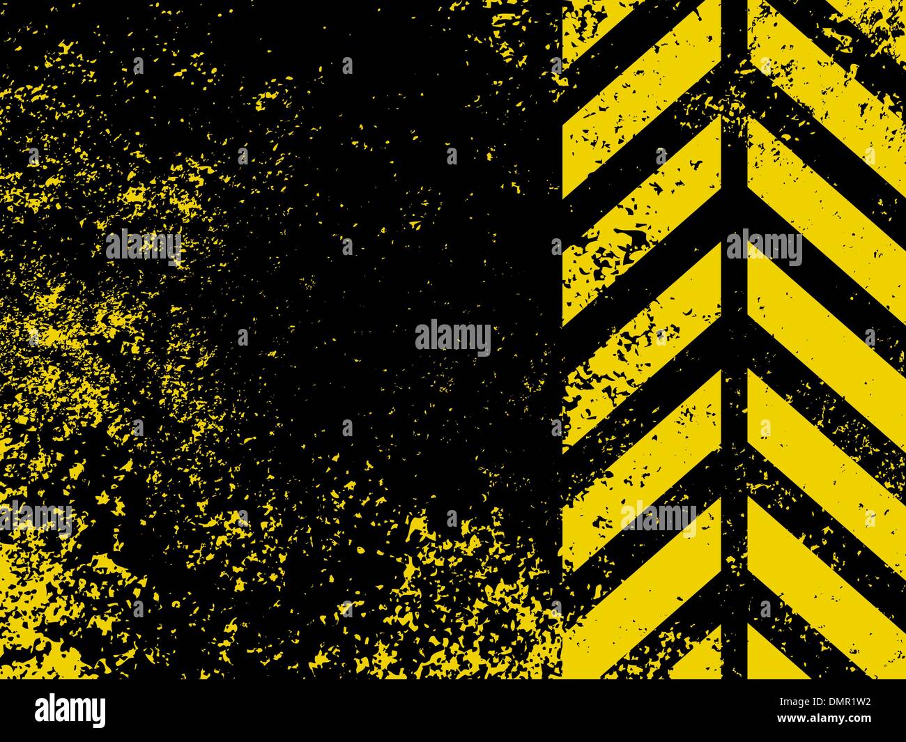 A grungy and worn hazard stripes texture. EPS 8 Stock Vector Image ...