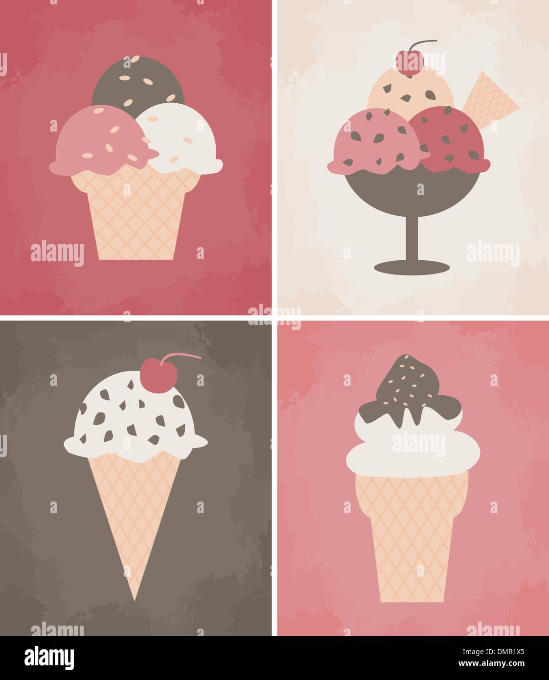 Ice Cream Posters Collection Stock Vector Image & Art - Alamy
