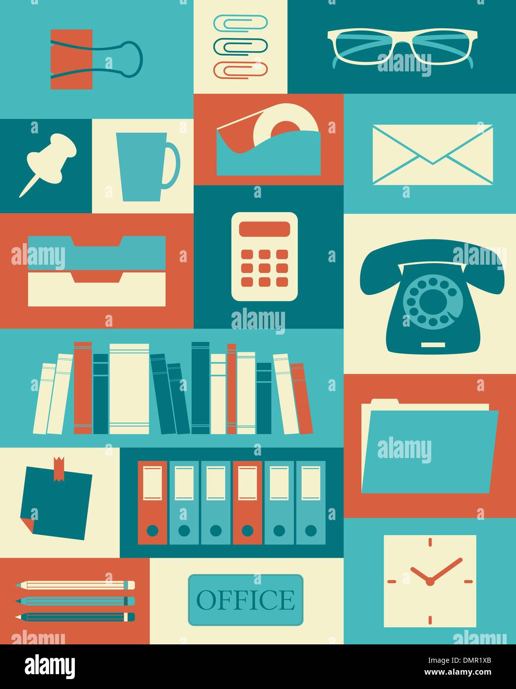 Set office element books Stock Vector Images - Alamy