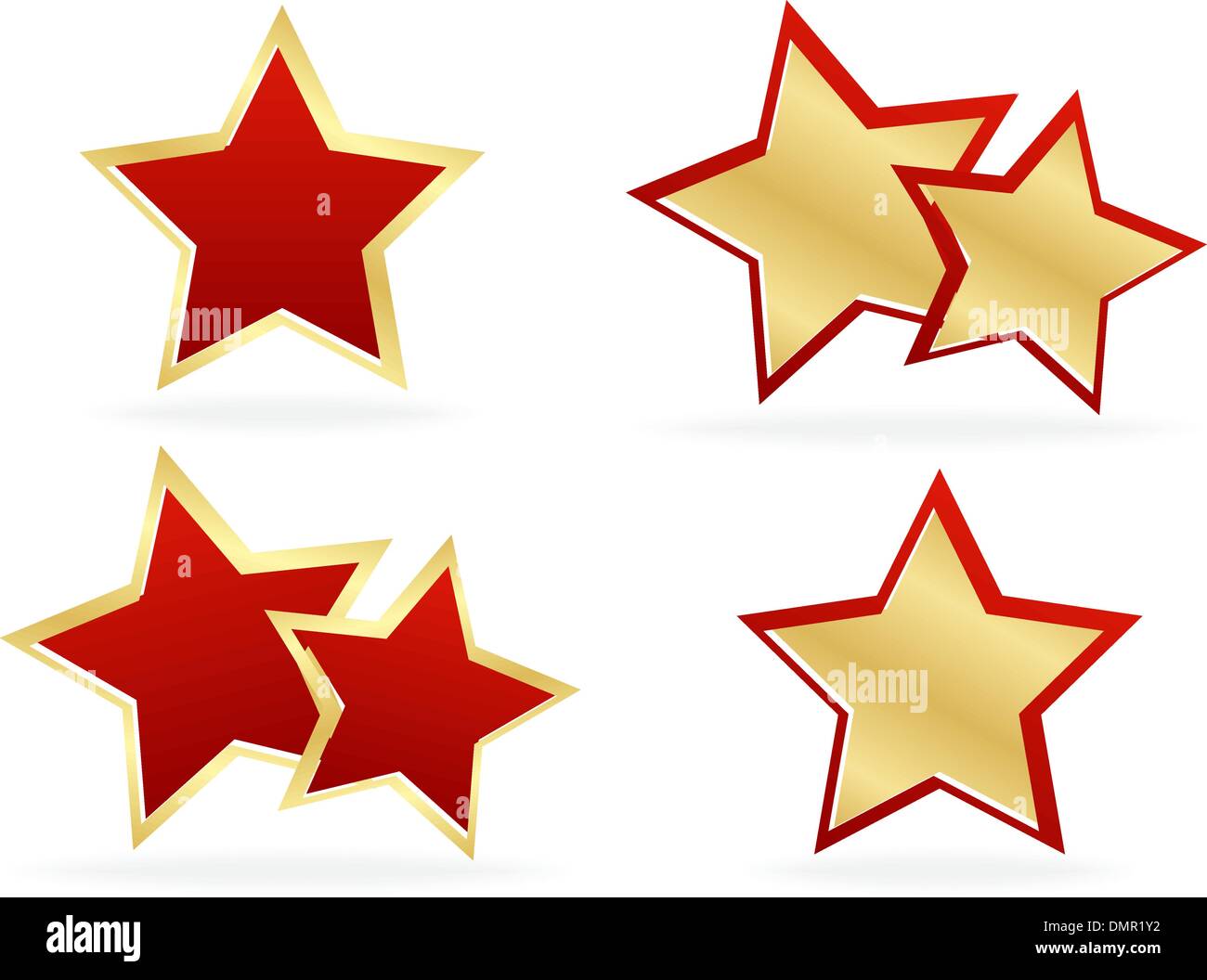 set of stars Stock Vector Image & Art - Alamy