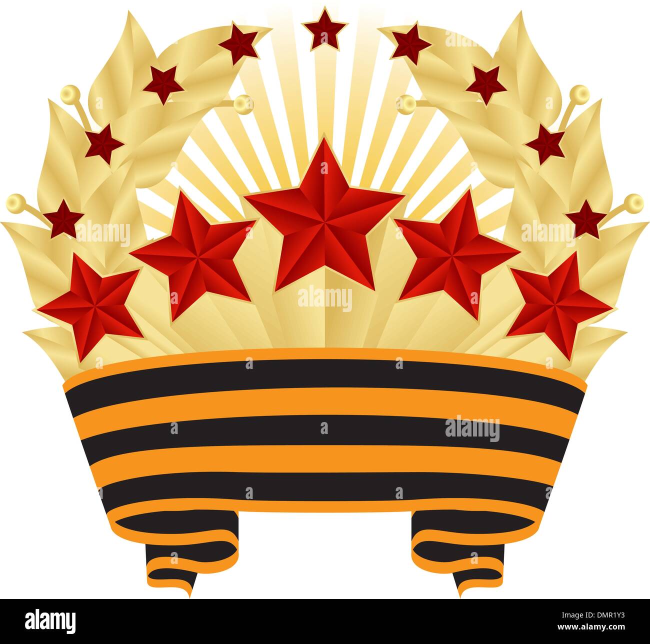 greeting card with red stars Stock Vector Image & Art - Alamy