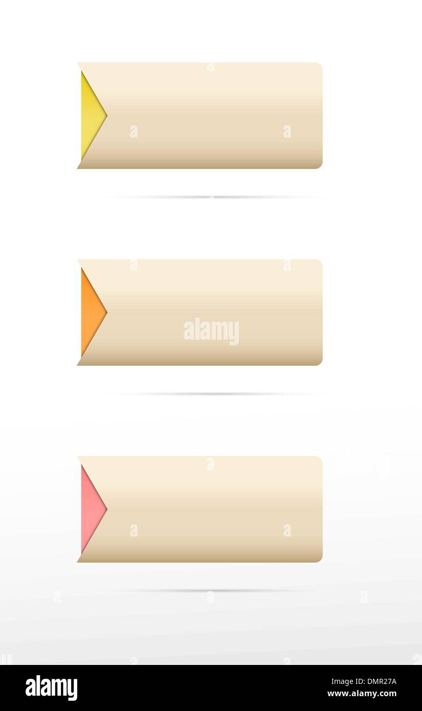 Rectangular arrow hi-res stock photography and images - Alamy