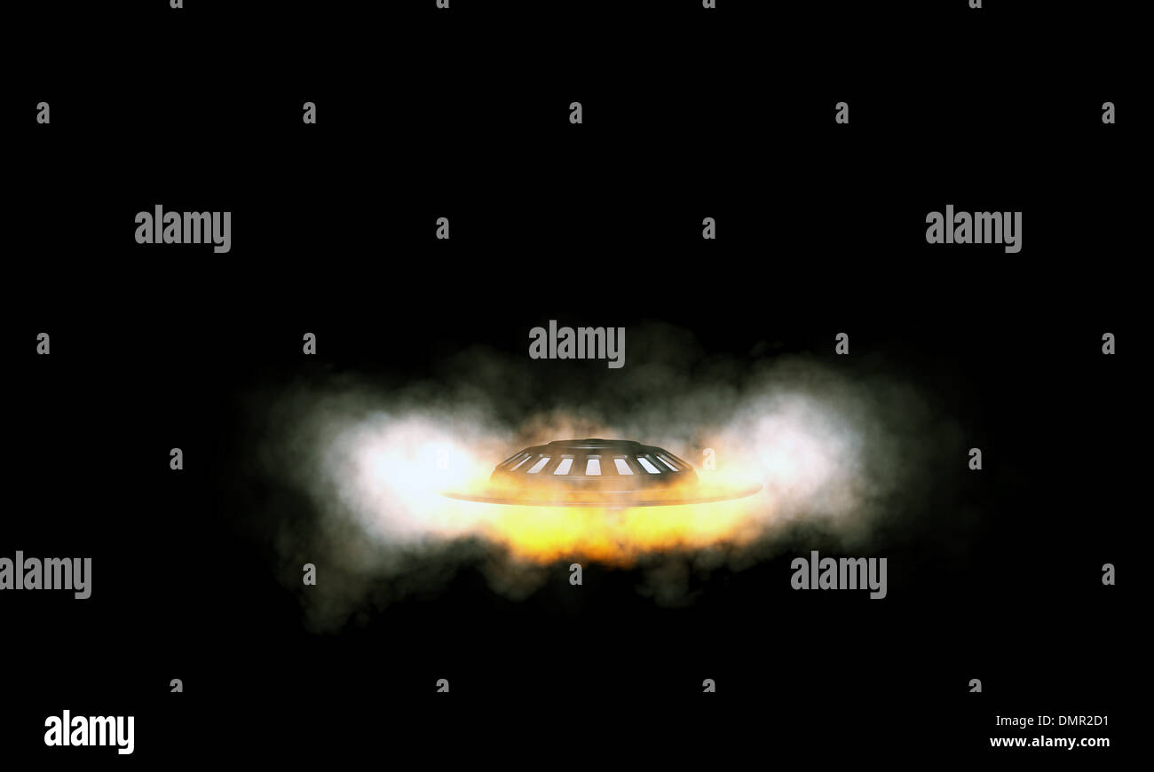 unidentified flying object in the sky Stock Photo - Alamy