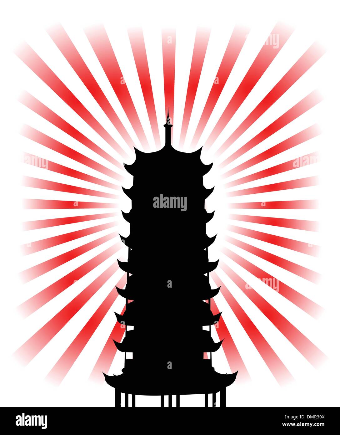 silhouette of a japanese religious goal Stock Vector Image & Art - Alamy