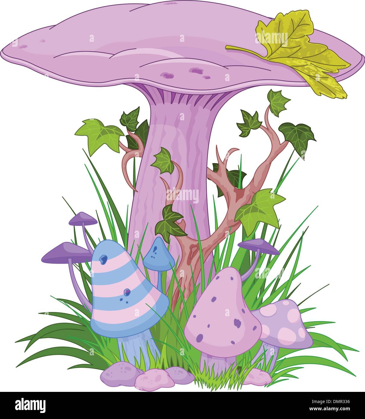Poisonous mushroom illustration vector Stock Vector Images - Alamy