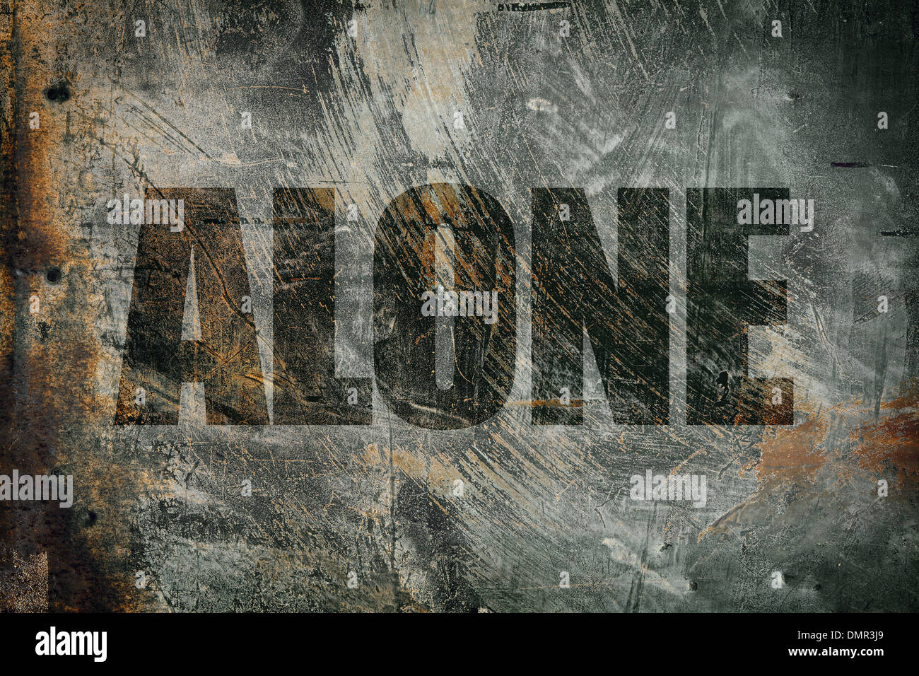 Alone written hi-res stock photography and images - Alamy