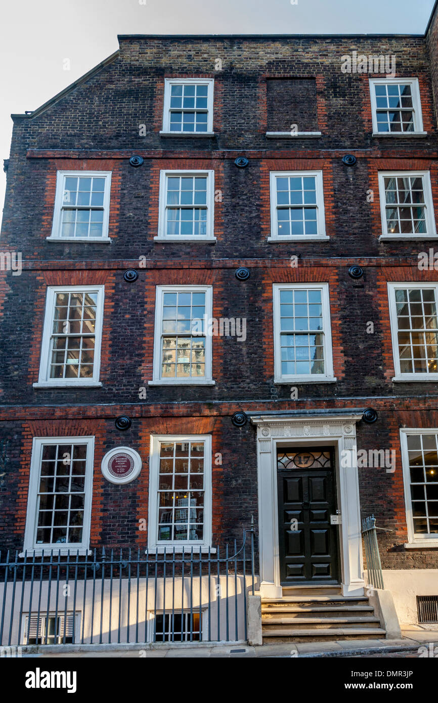 Dr Johnson's House, Gough Square, London, England Stock Photo - Alamy
