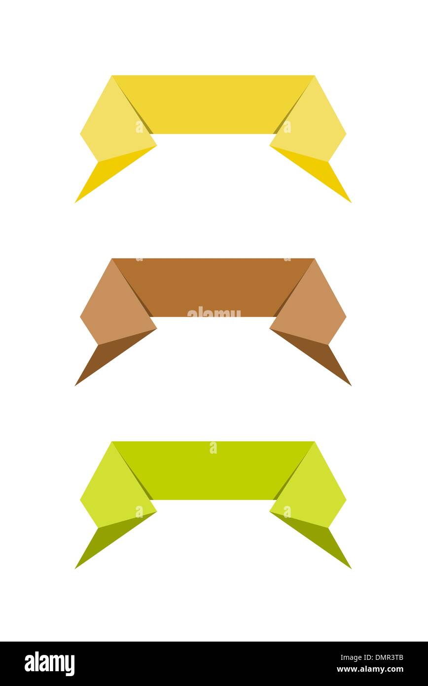 Ribbon design labels Stock Vector Images - Alamy