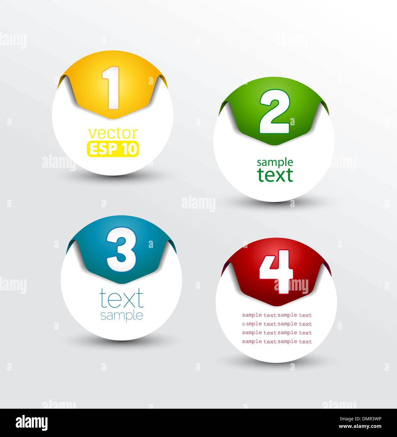 Numbered page Stock Vector Images - Alamy