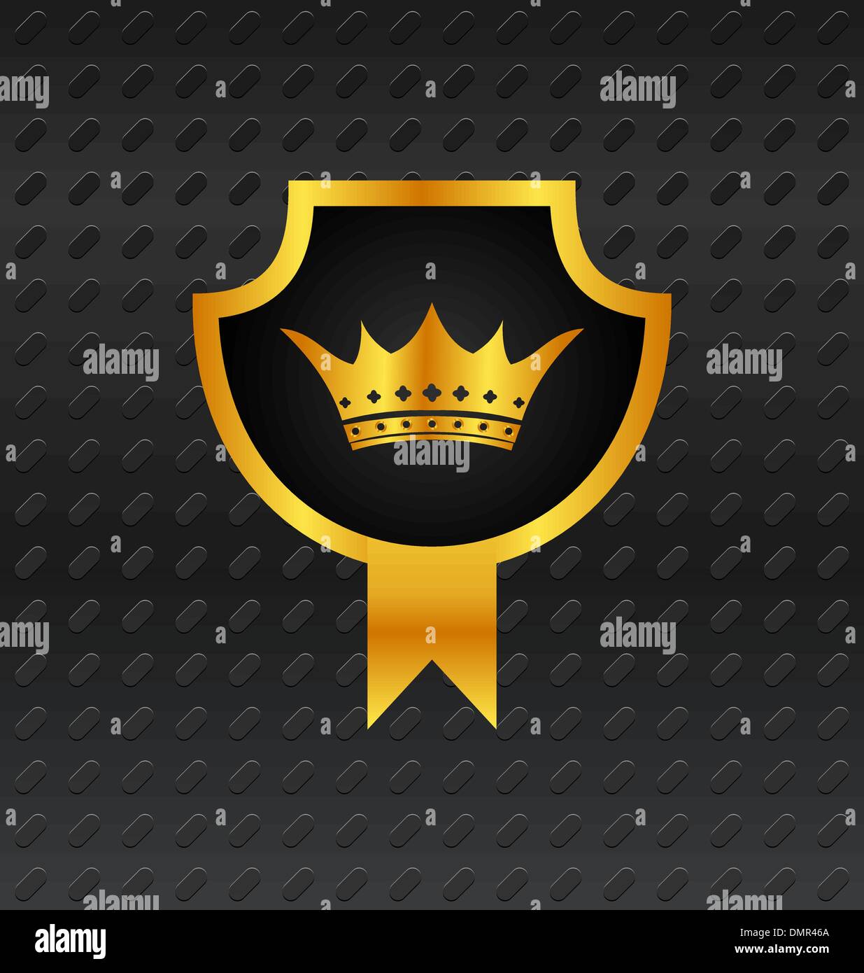 heraldic shield on titanium background Stock Vector Image & Art - Alamy