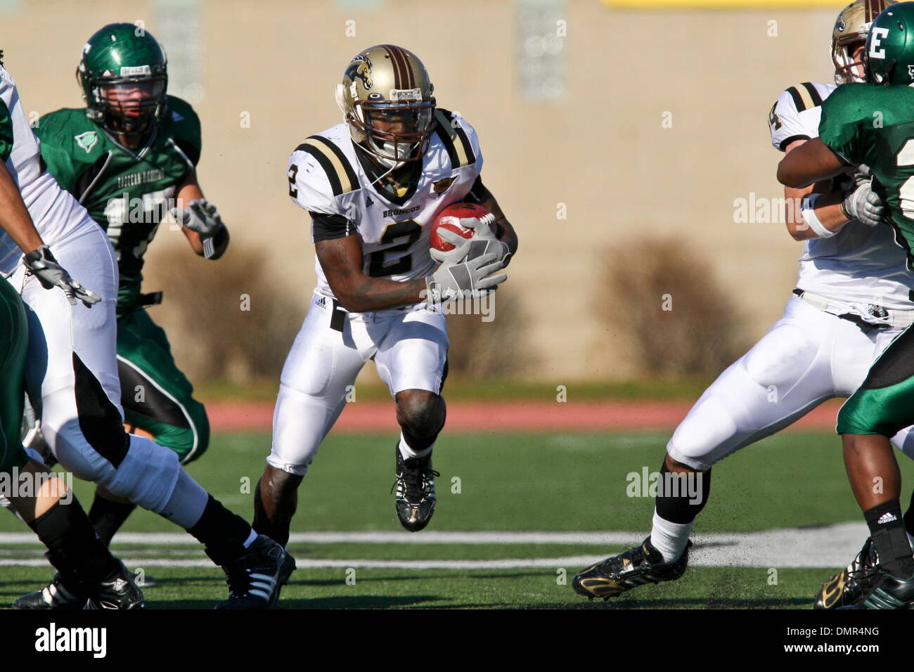 Western Michigan running back Brandon West (2) during game action ...